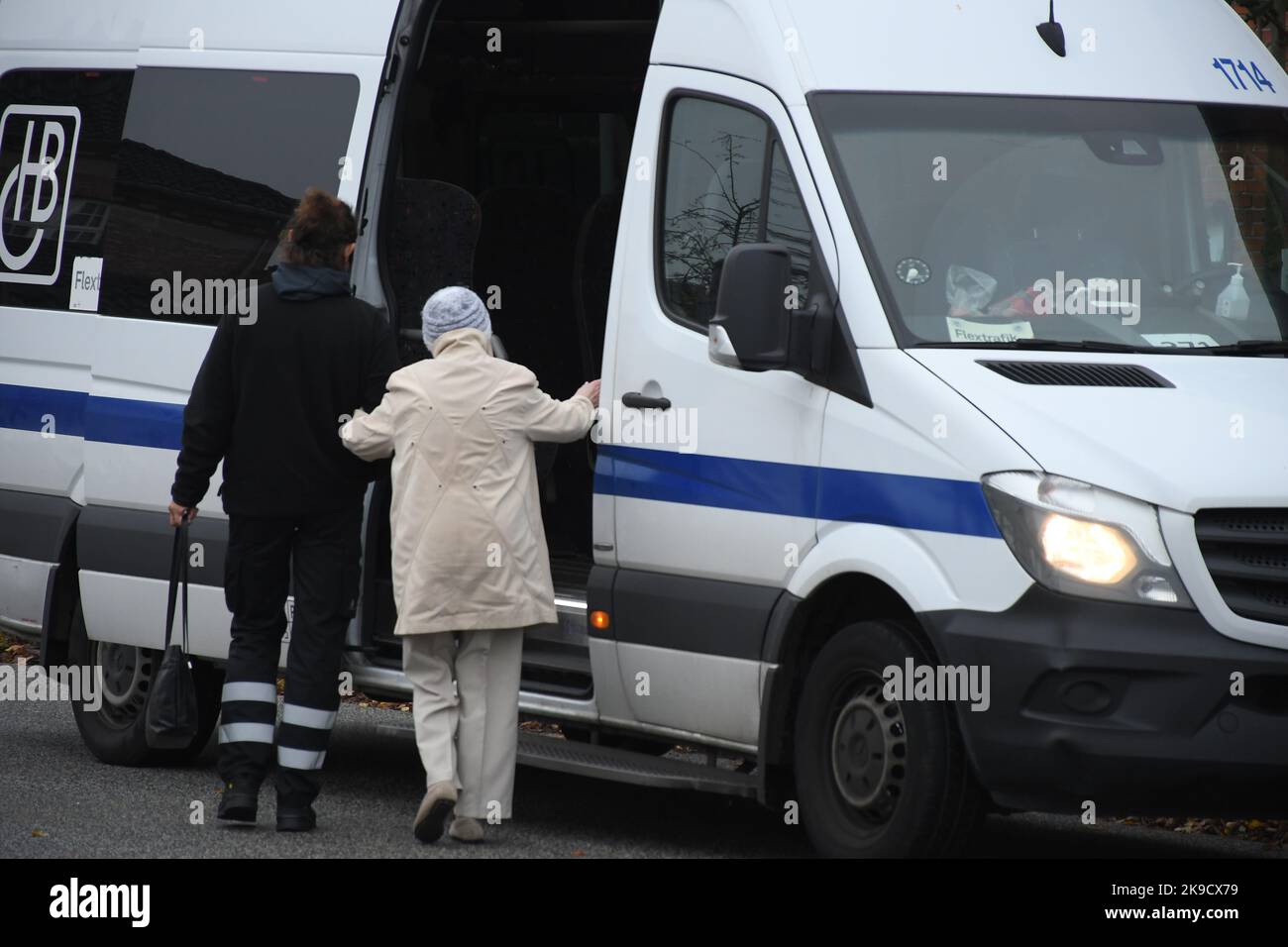 Kastrup/Copenahgen /Denmark/26 OIctober 2022/ Flex transport van for ...