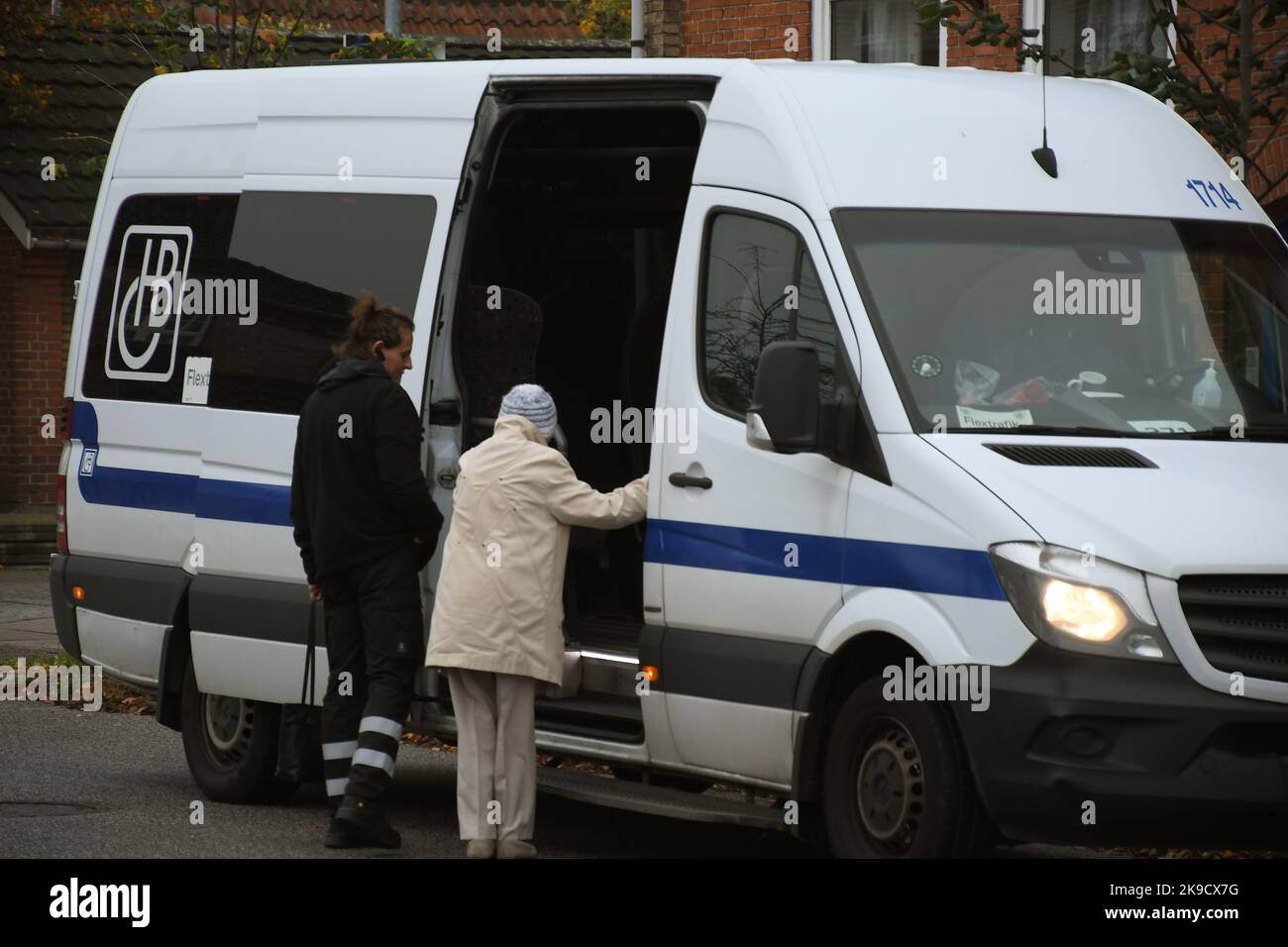 Kastrup/Copenahgen /Denmark/26 OIctober 2022/ Flex transport van for ...