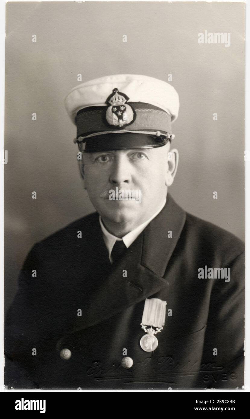 Station inspector Emil Hugo Hjertman Stock Photo - Alamy