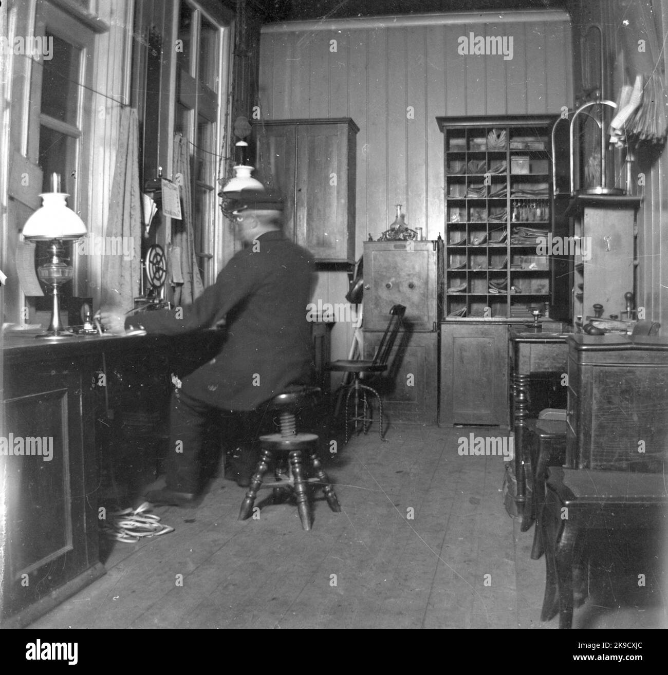 Station interior, expedition box cabinet Stock Photo - Alamy