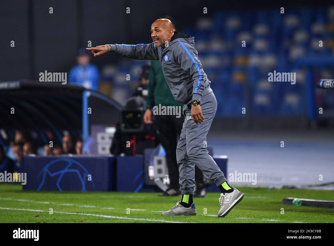 NAPLES, ITALY - OCTOBER 26: Luciano Spalletti coach of SSC Napoli ...
