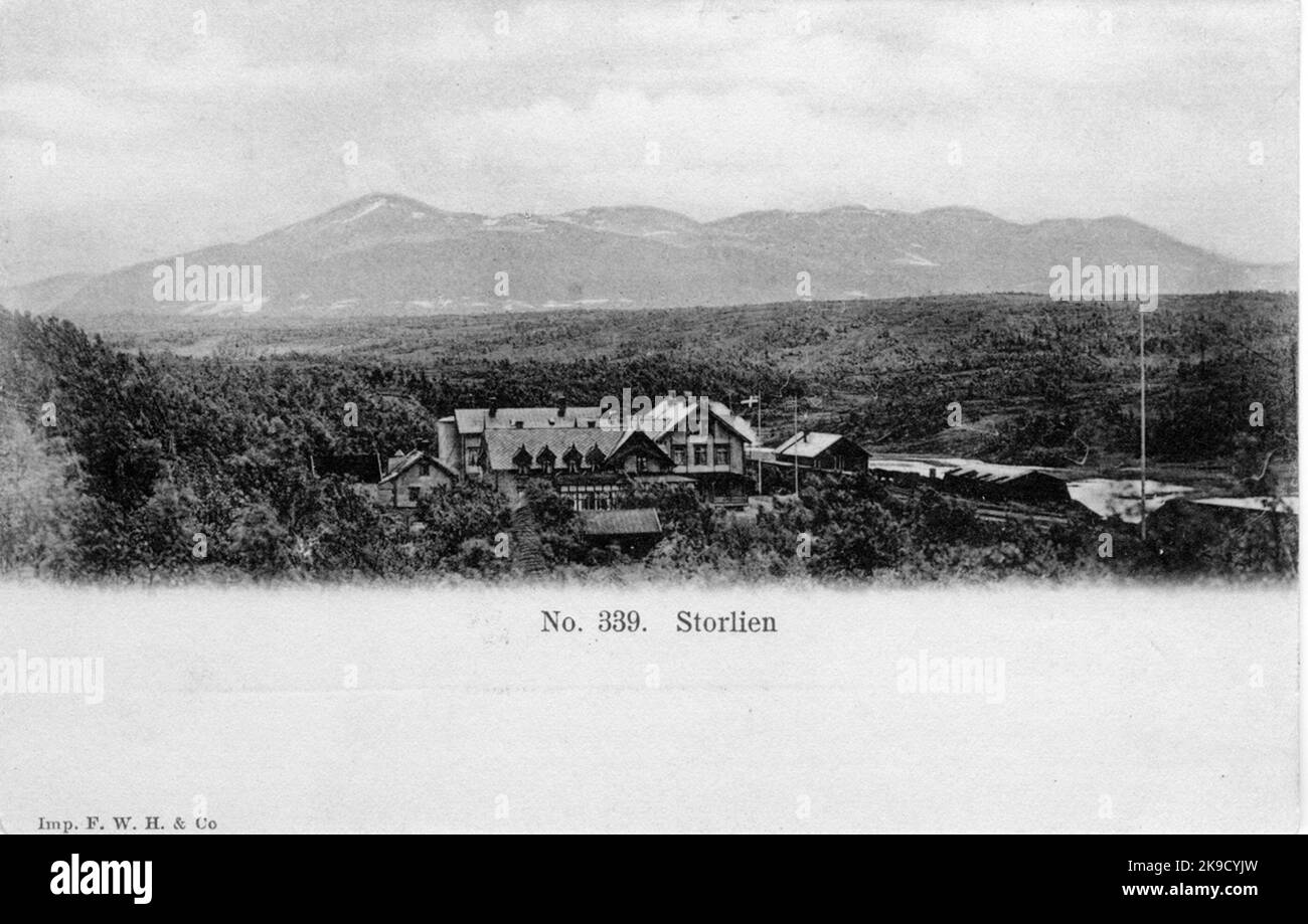 Railway station Storlien Stock Photo - Alamy