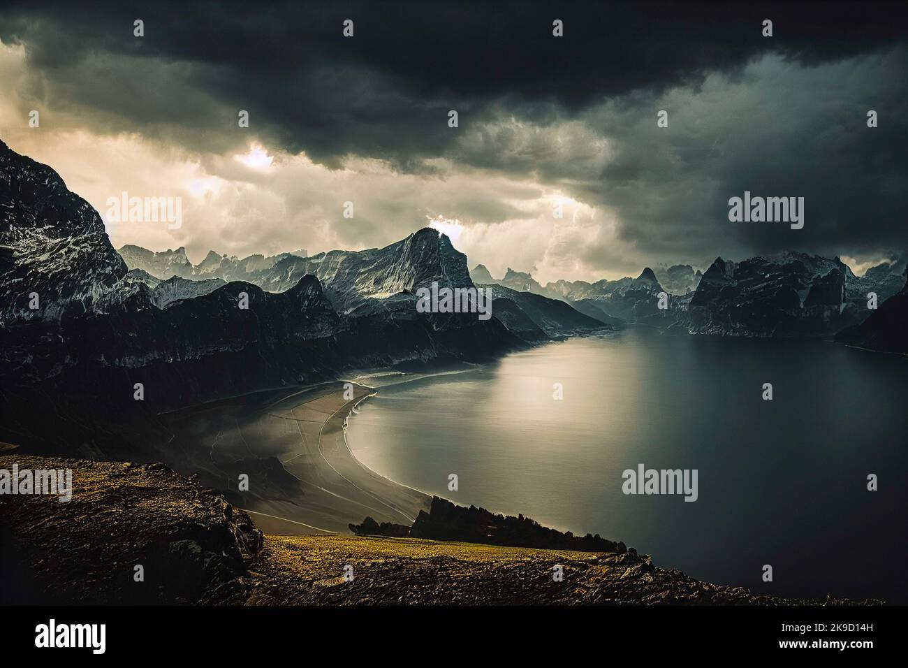 Dramatic landscape in Europe Stock Photo - Alamy