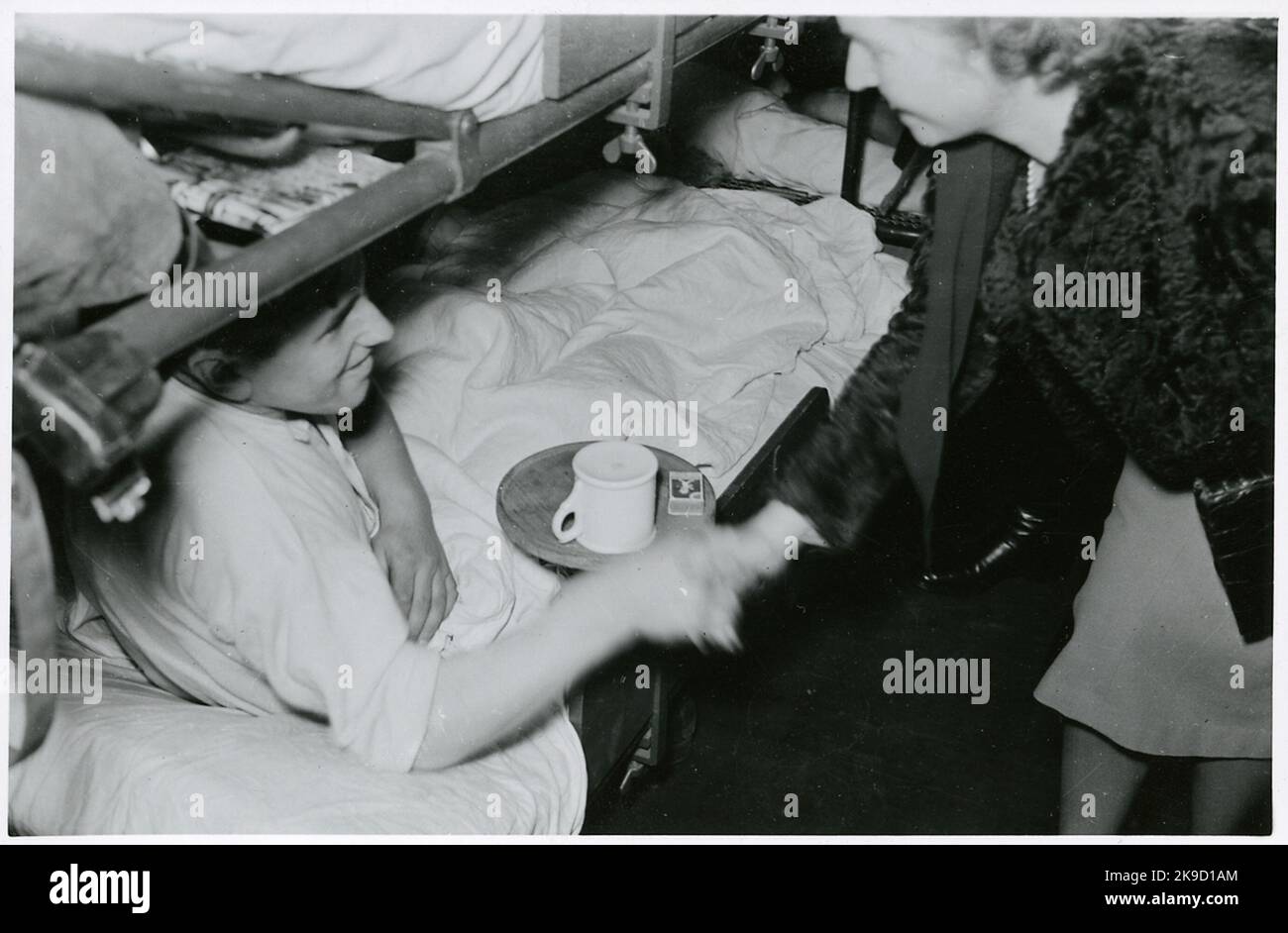 Princess Sibylla's visit to German hospital train in Krylbo November 13 ...