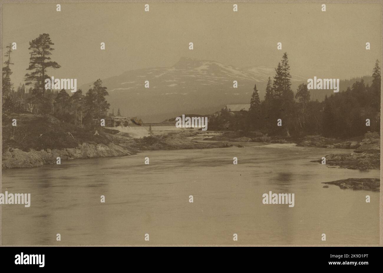 SJ's track building of the Torpshammar border line. (Storlien) by the ...