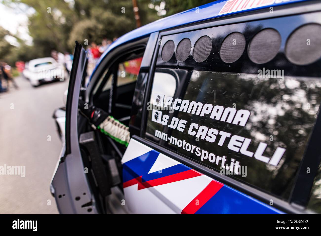 09 CAMPANA Pierre, DE CASTELLI Sabrina, Skoda Fabia Rally2, ambiance ...