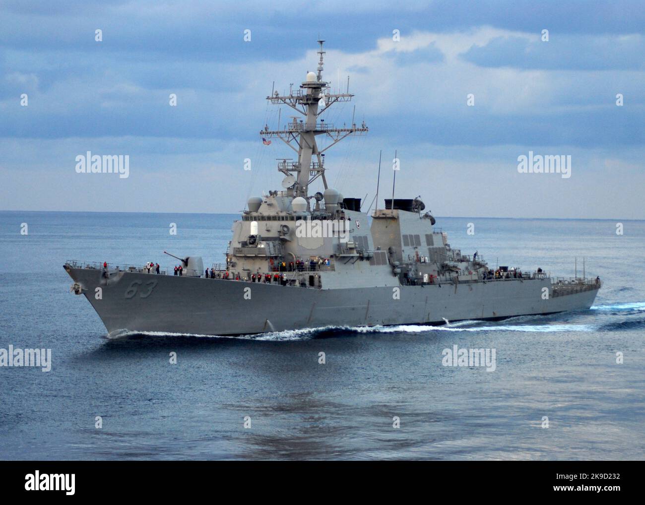 Guided-missile destroyer USS Stethem (DDG 63) U.S. Navy Stock Photo - Alamy