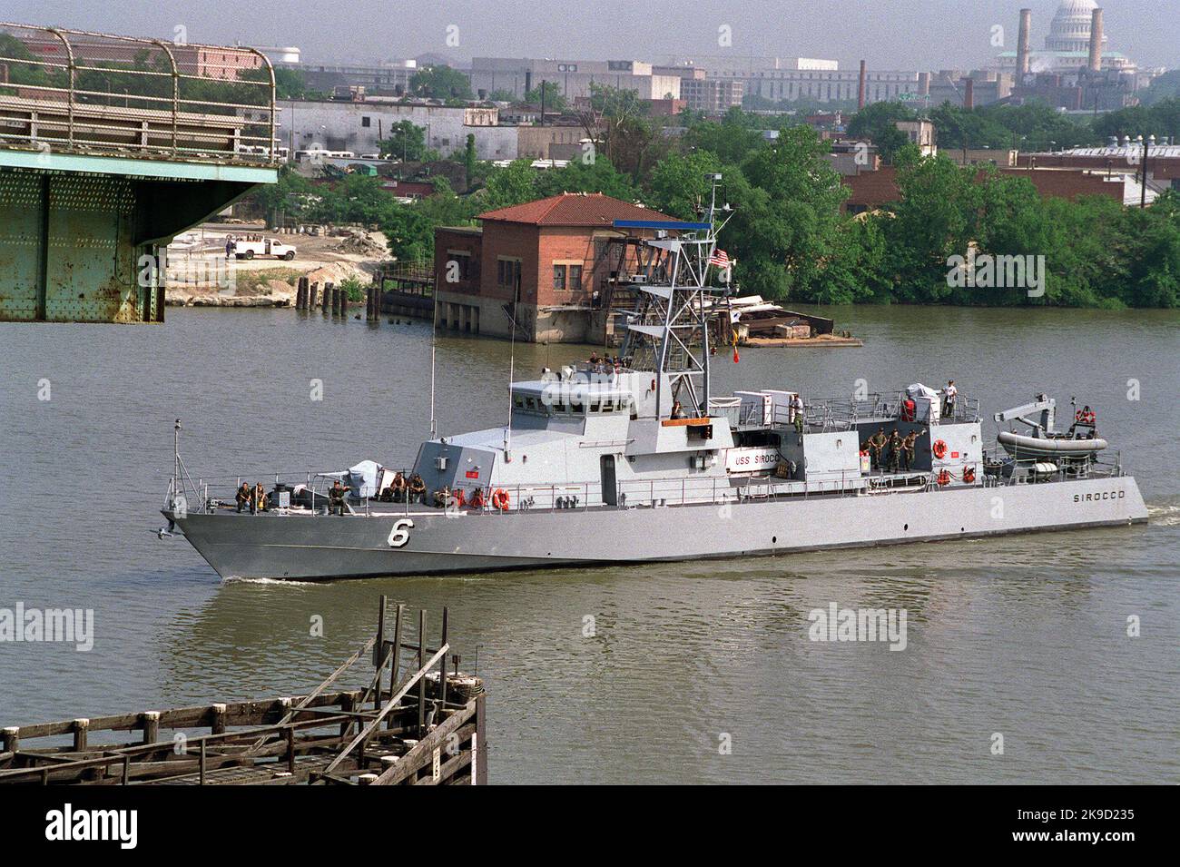 Coastal patrol boat USS Sirocco (PC-6 Stock Photo - Alamy