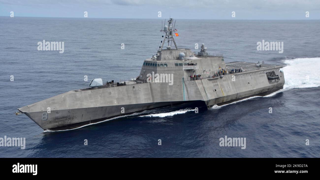The Independence-variant littoral combat ship USS Montgomery (LCS 8) U ...
