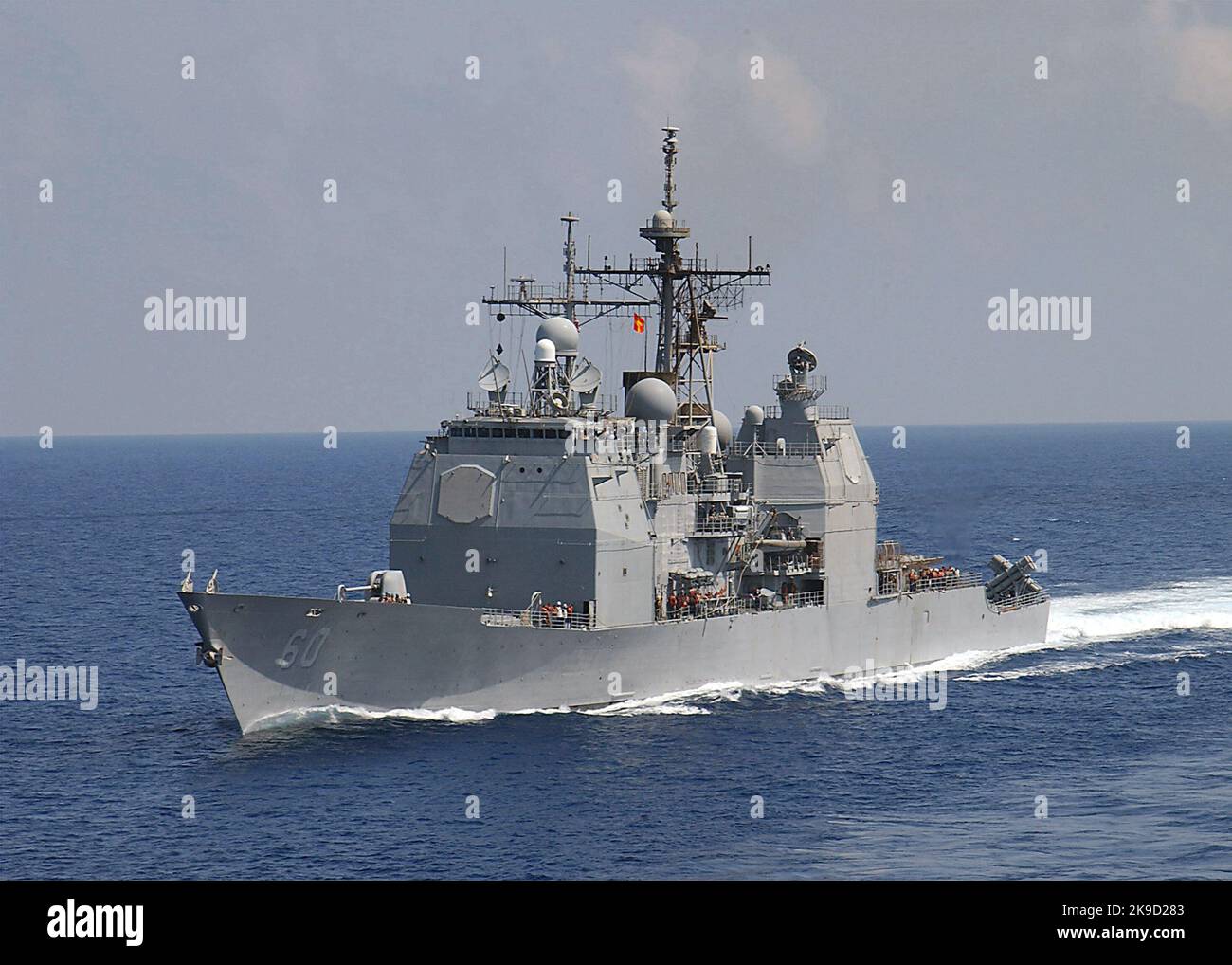 Guided missile cruiser USS Antietam (CG-54) U.S. Navy Stock Photo - Alamy