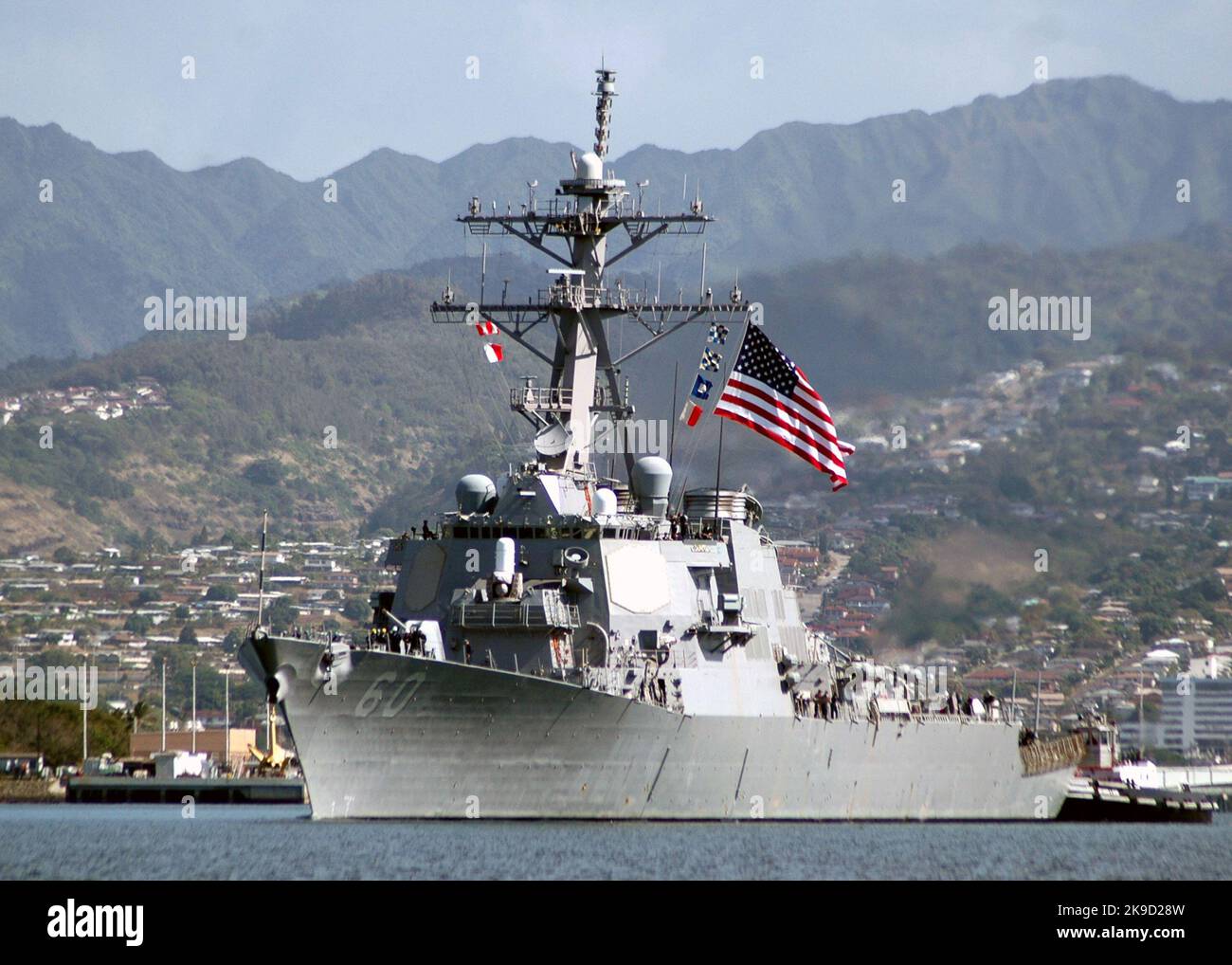 Guided missile destroyer USS Paul Hamilton (DDG 60) U.S. Navy Stock ...