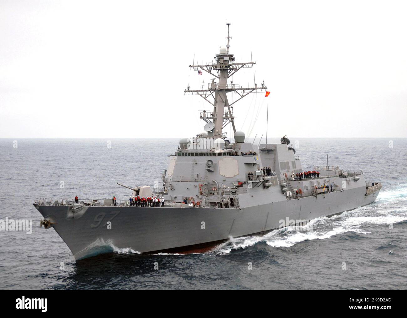 Arleigh Burke-class guided missile destroyer USS Halsey (DDG 97) U.S ...