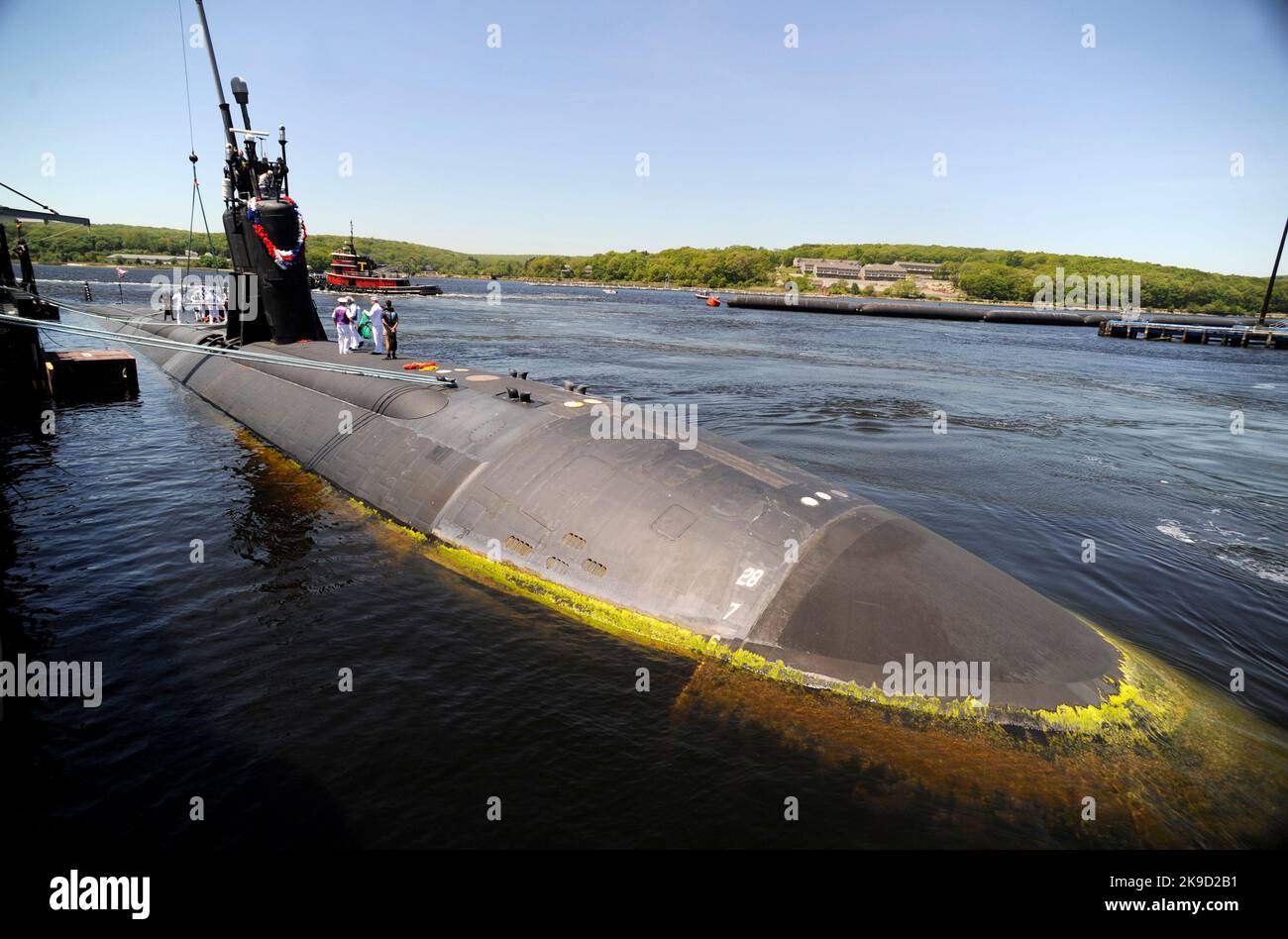 Los Angeles-class fast-attack submarine USS Hartford (SSN 768) U.S ...
