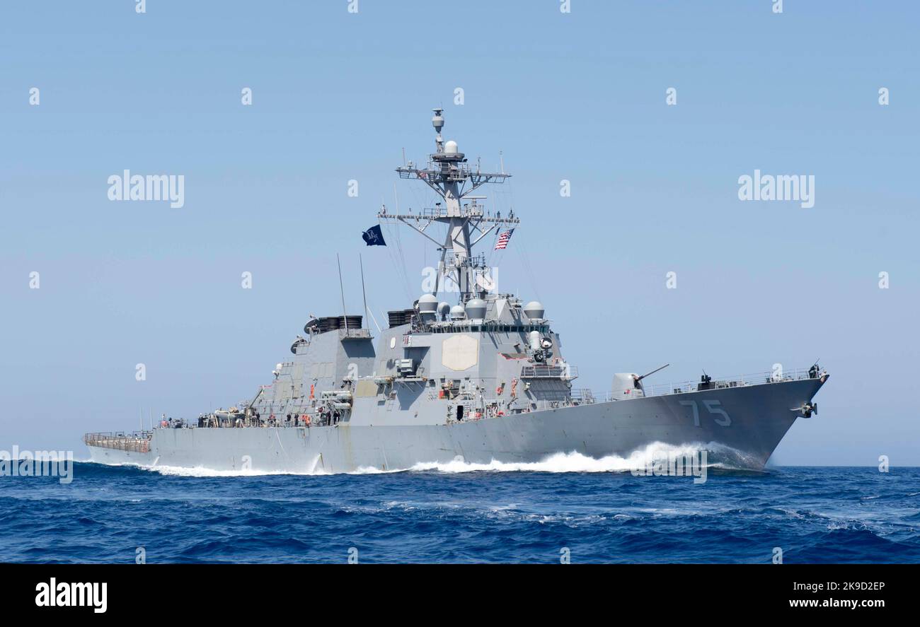 USS Donald Cook (DDG 75) Donald Cook, an Arleigh Burke-class guided ...