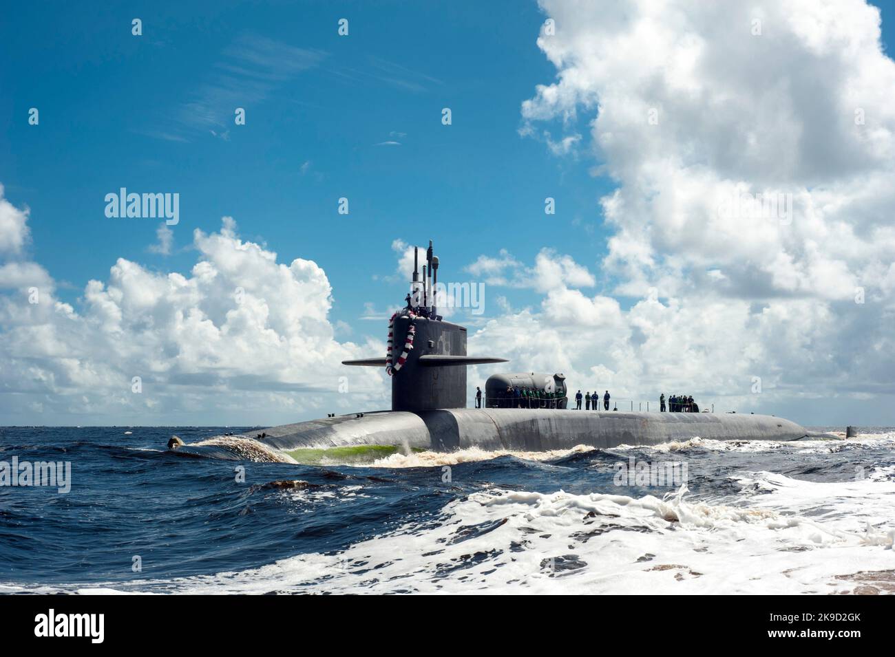 Ohio class guided missile submarine uss georgia ssgn 729 hi-res stock ...