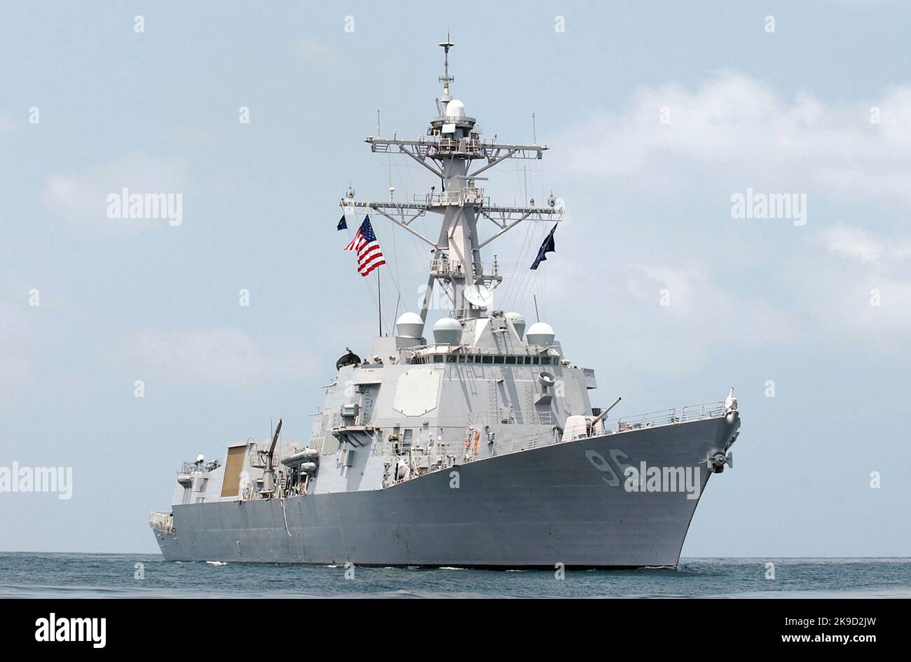 The guided-missile destroyer USS Bainbridge (DDG-96) U.S Navy Stock ...