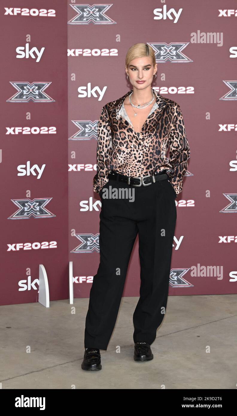 Milan, Italy. 25th Oct, 2022. I LIVE hosts the Francesca Michielin show ...