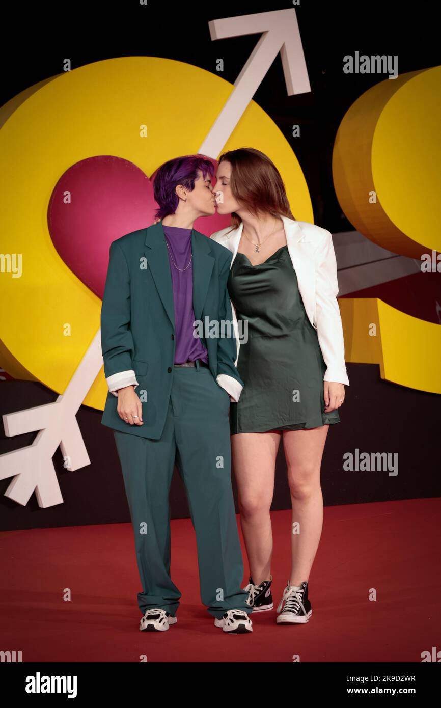 Rome Italy - October 22, 2022: Italian youtuber Charlie Moon, stage ...