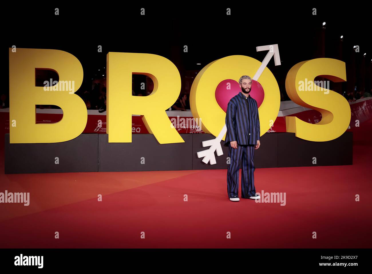 Rome Italy - October 22, 2022: Lgbtqi activist Francesco Cicconetti ...