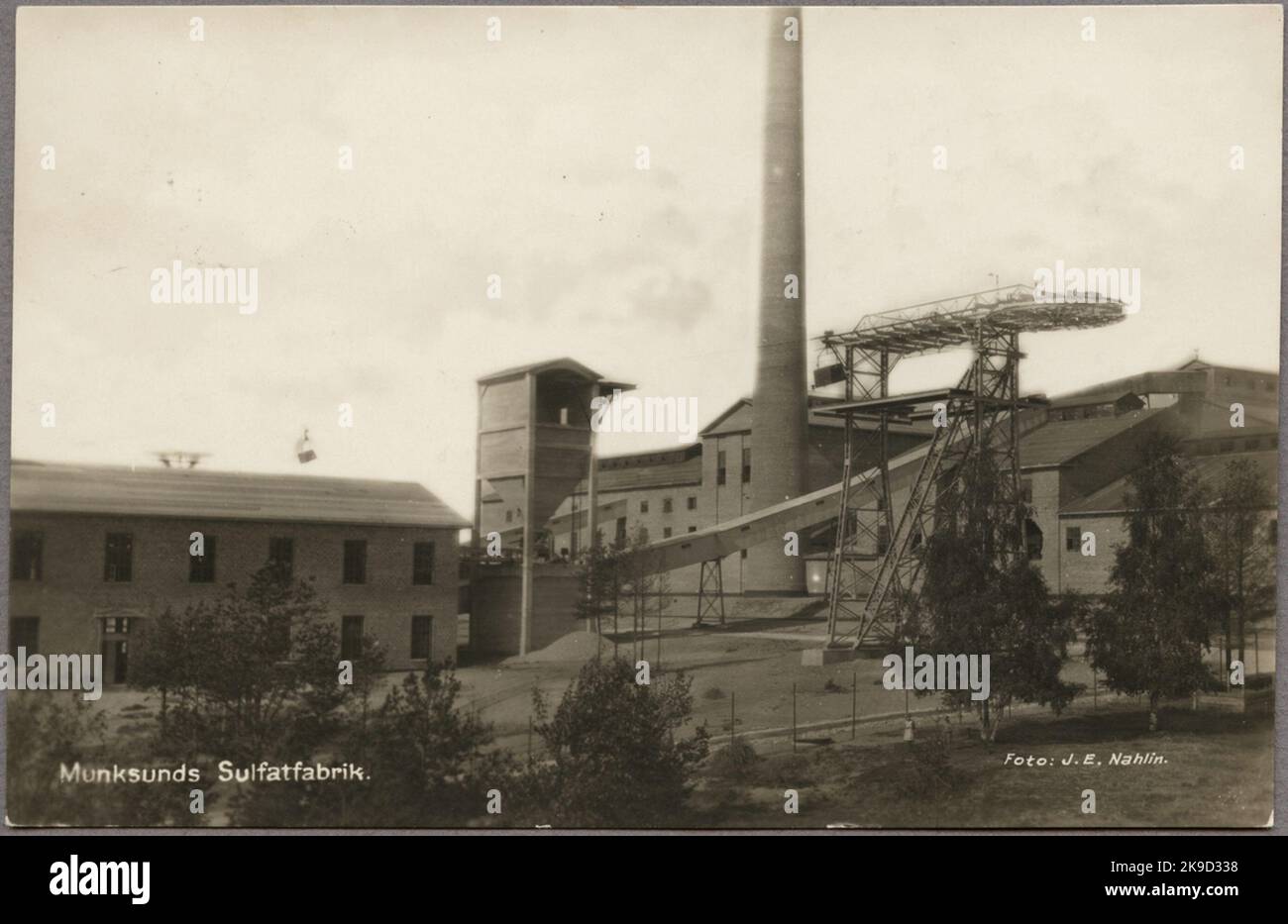 Munksund sulfate factory Stock Photo - Alamy