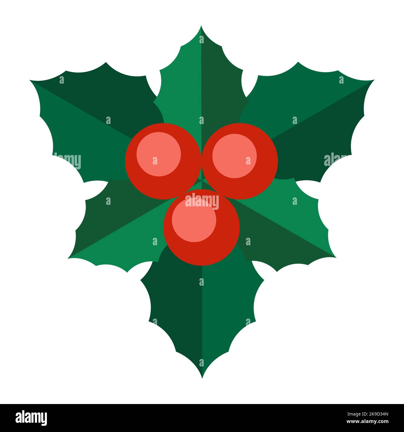 Holly icon Stock Vector Images - Alamy