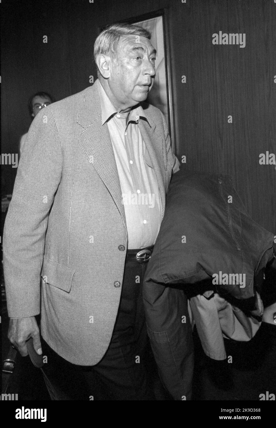 Howard Cosell Circa 1980's Credit: Ralph Dominguez/MediaPunch Stock ...