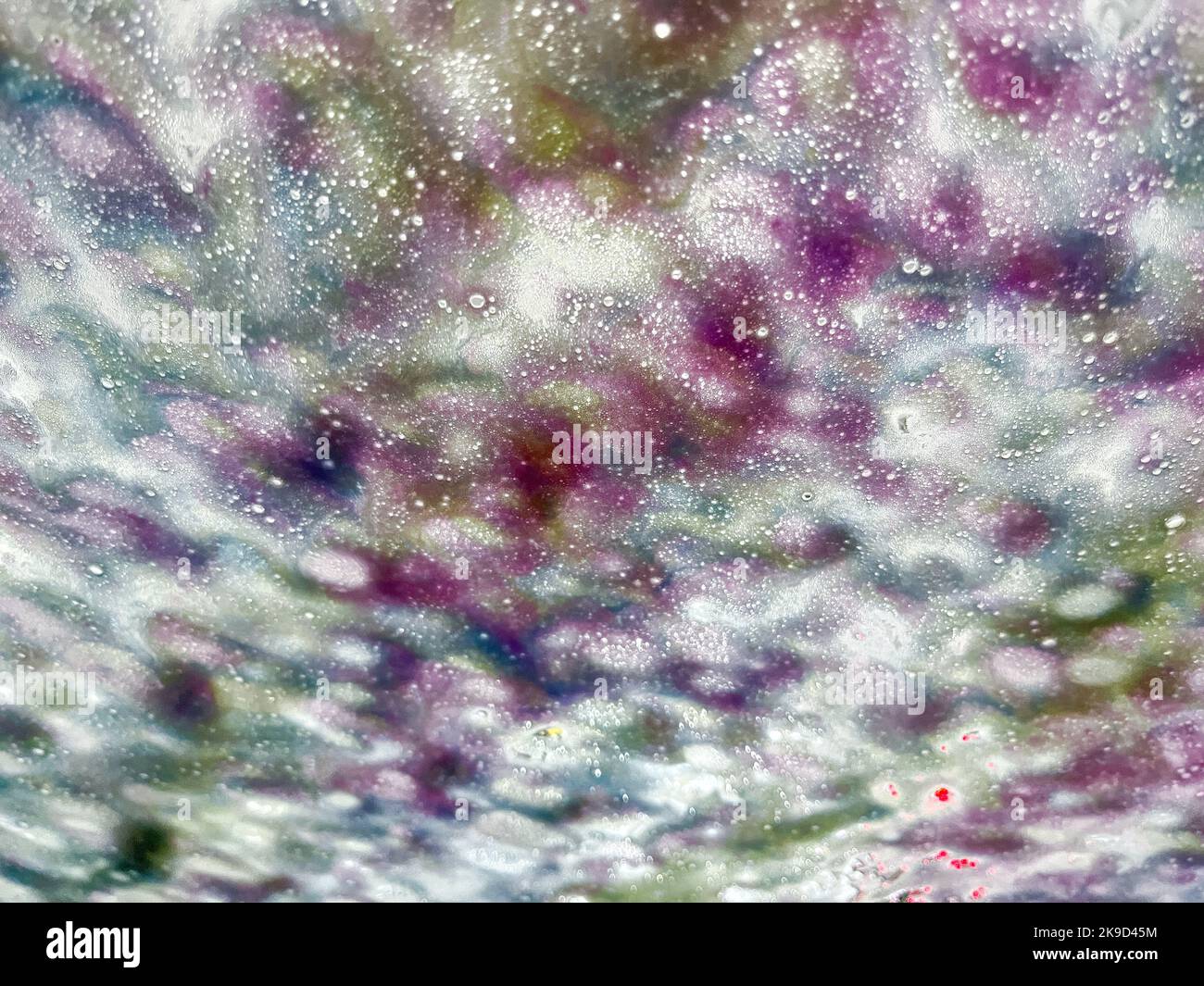 Texture background of abstract designs from water and soap suds on a ...