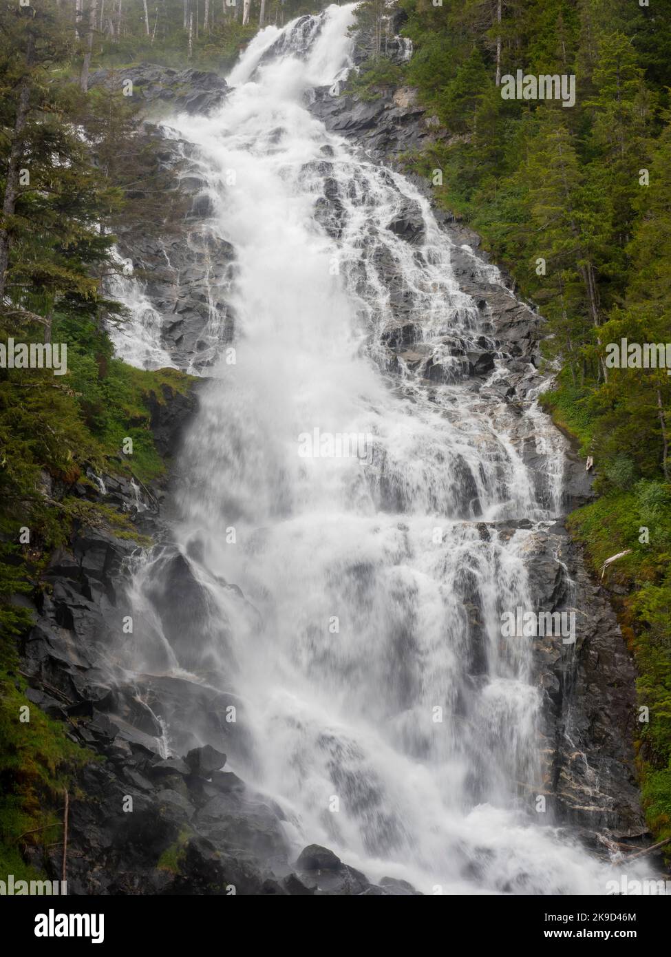 Waterfall, Tongass National Forest, Alaska Stock Photo - Alamy