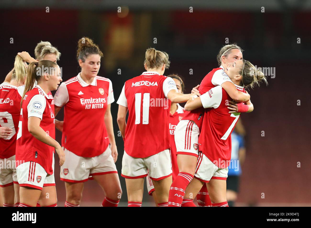 Emirates Stadium, London, UK. 27th Oct, 2022. Womens Champions League ...