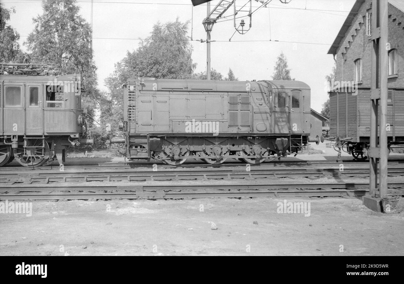 Diesel electrical locomotive. State Railways, SJ V1 4 Stock Photo - Alamy