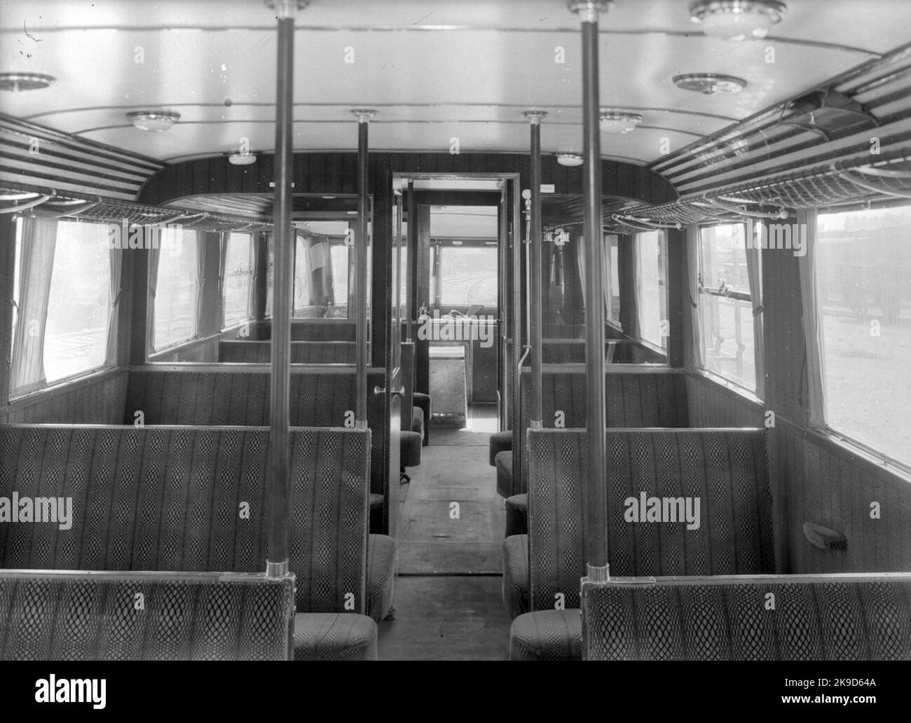 Interior at Motorvagn TGOJ YO8G 10, Built by Hilding Carlsson and ...