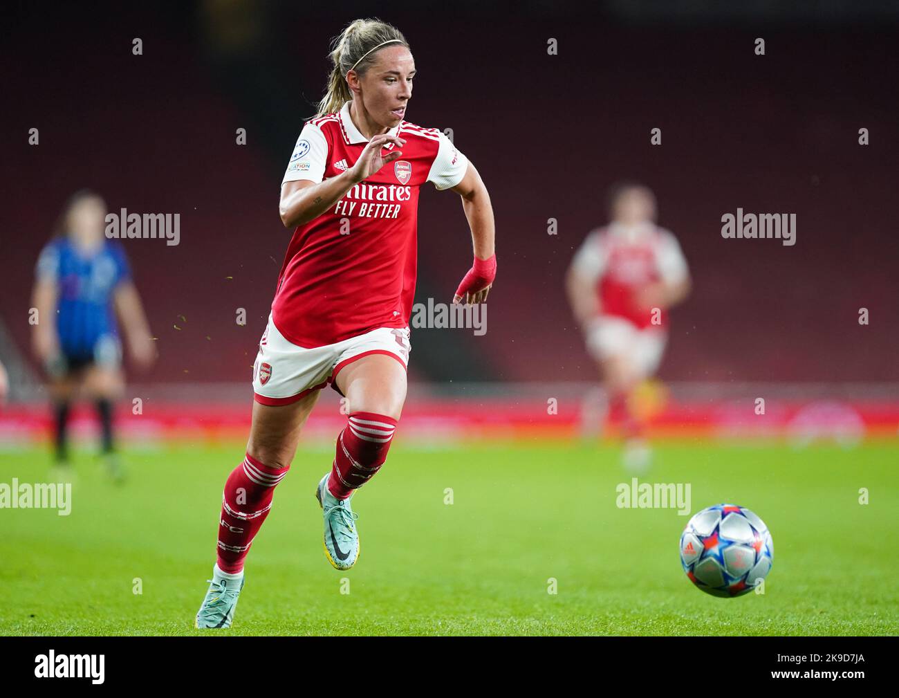 Arsenal's Jordan Nobbs during the UEFA Women's Champions League Group C ...