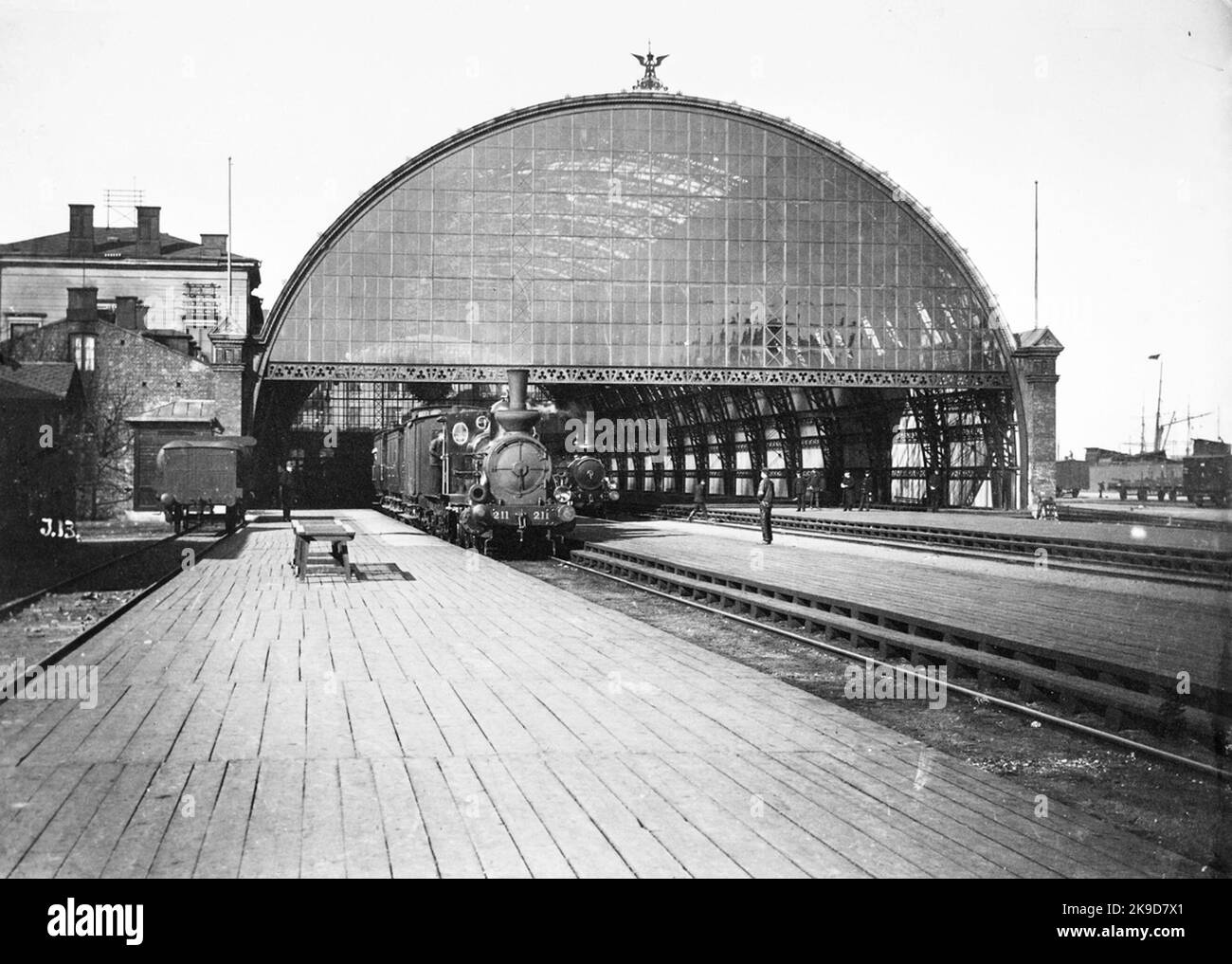 State Railways, SJ Lok 211. Malmö Central Station Stock Photo - Alamy
