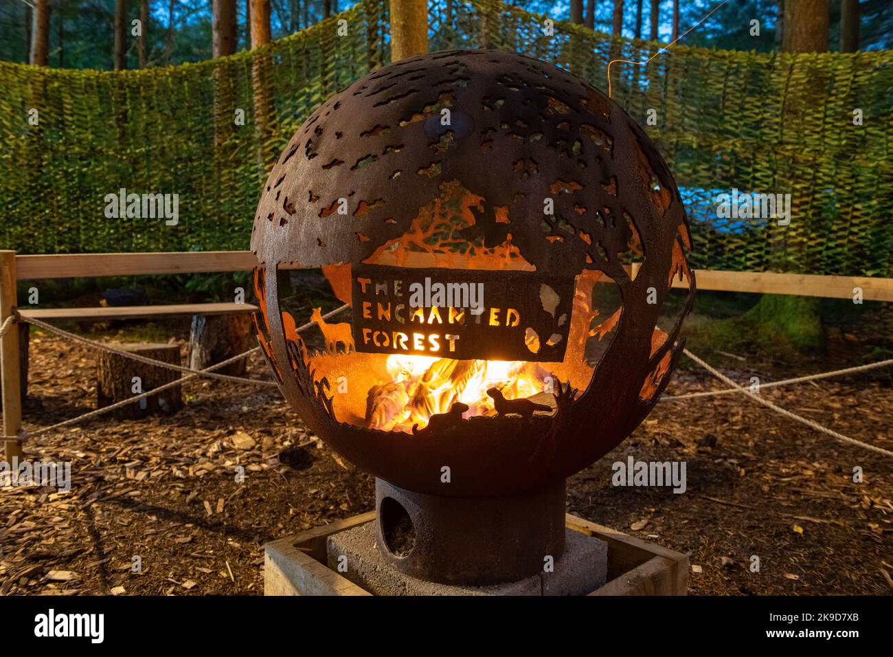 The Enchanted Forest, Faskally Forest, Pitlochry, Perthshire, Scotland ...