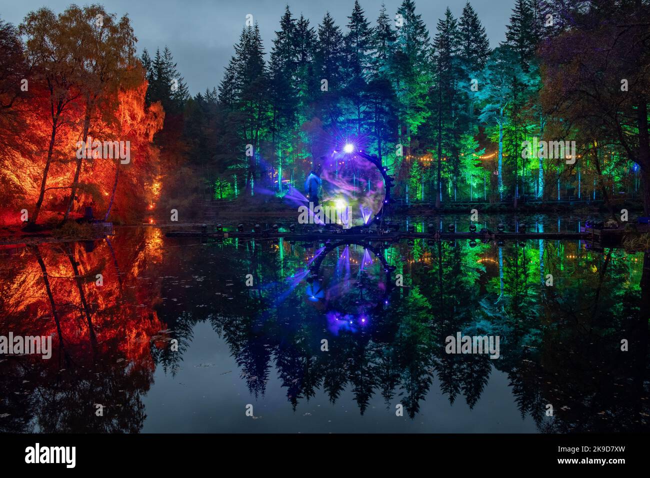 The Enchanted Forest, Faskally Forest, Pitlochry, Perthshire, Scotland ...
