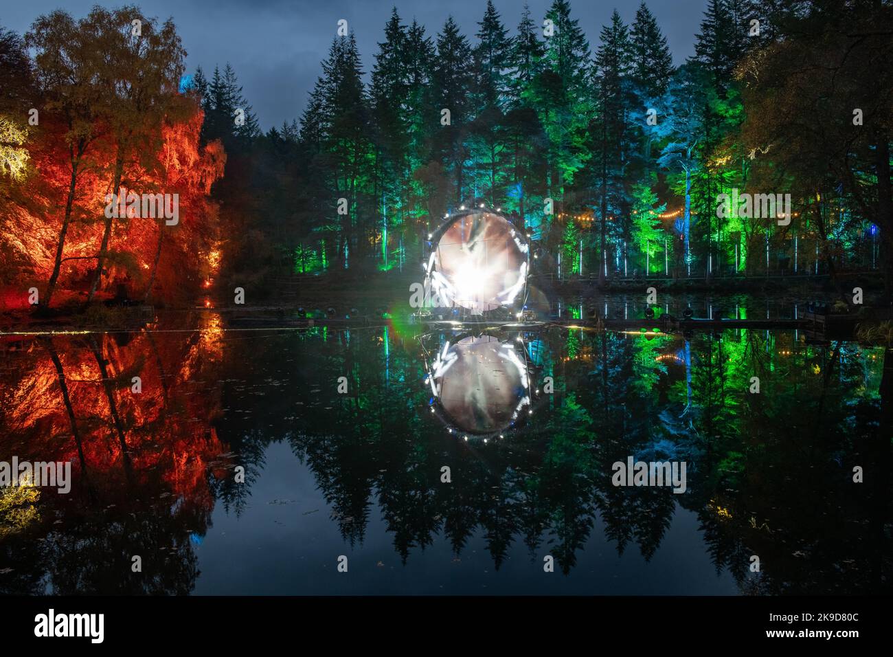 The Enchanted Forest, Faskally Forest, Pitlochry, Perthshire, Scotland ...