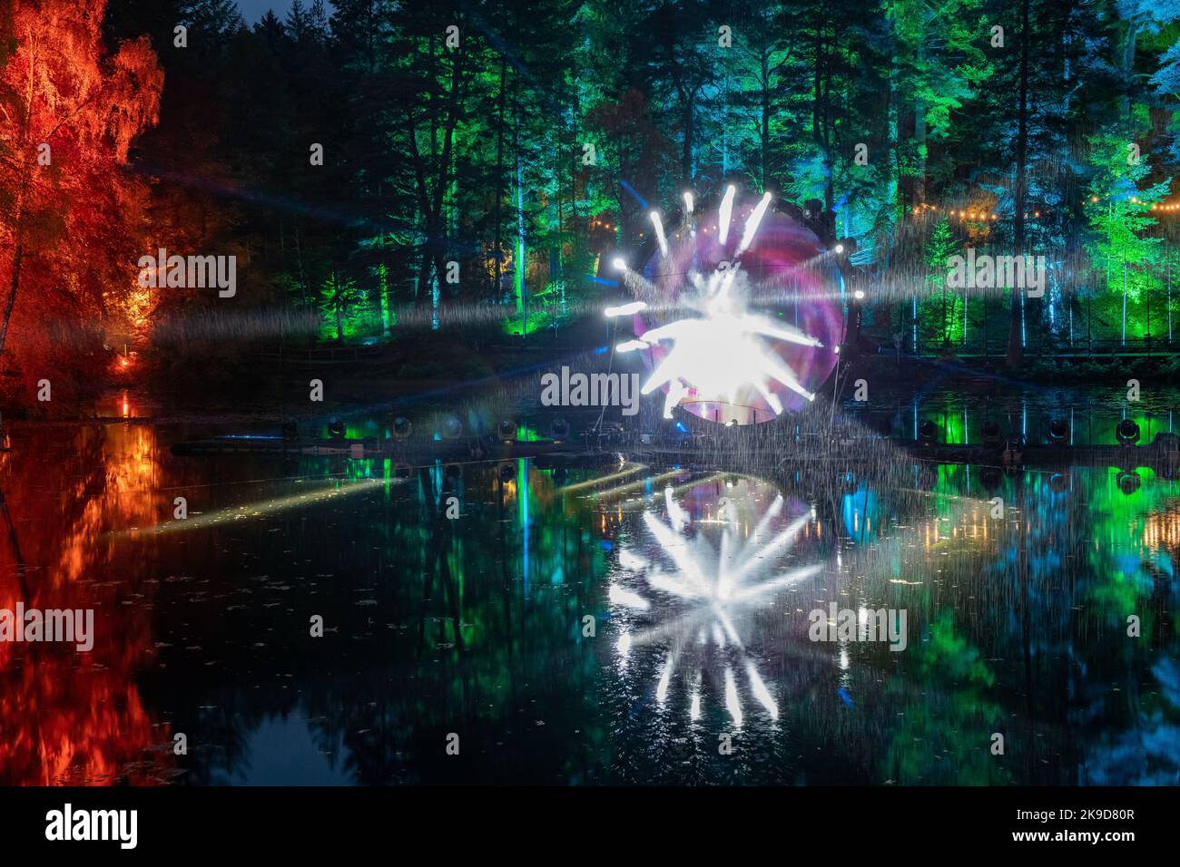 The Enchanted Forest, Faskally Forest, Pitlochry, Perthshire, Scotland ...
