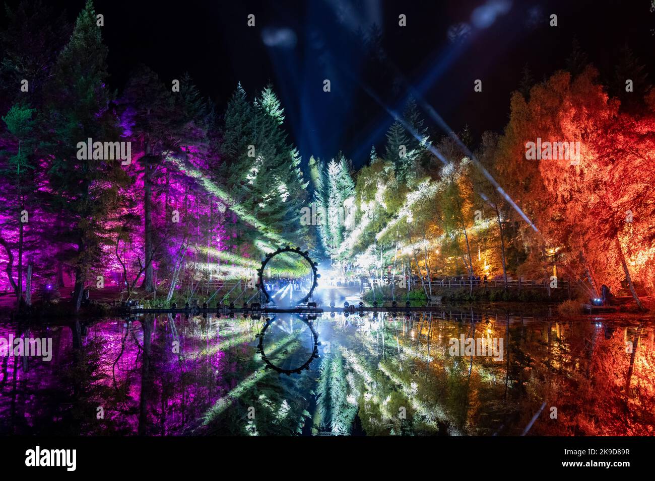 The Enchanted Forest, Faskally Forest, Pitlochry, Perthshire, Scotland ...