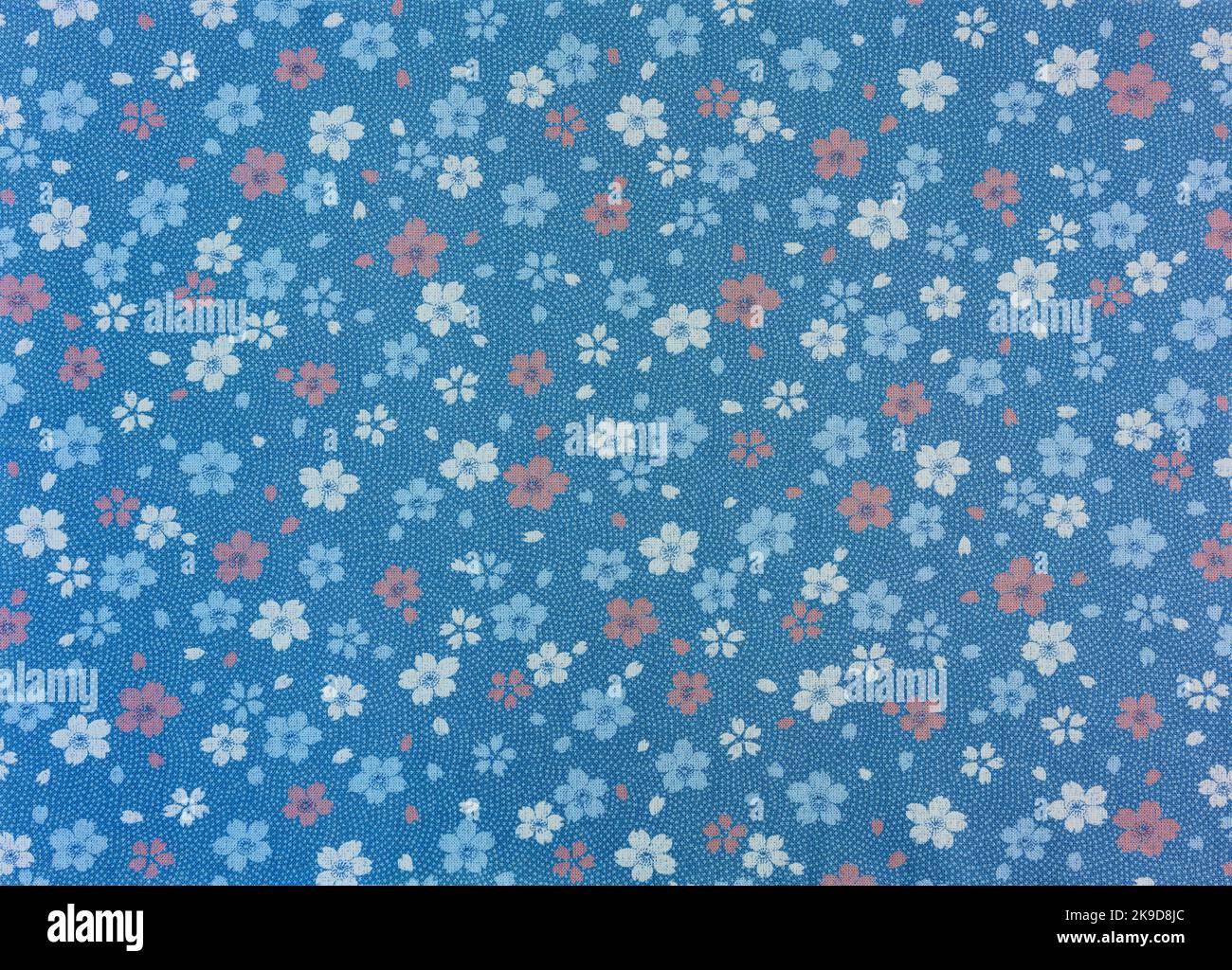 Close up on a high detailed photograph of a Japanese furoshiki cloth ...