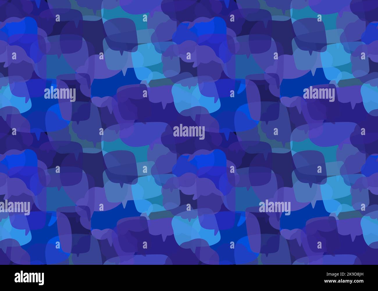 Cartoon text bubble seamless message pattern for wrapping paper and ...