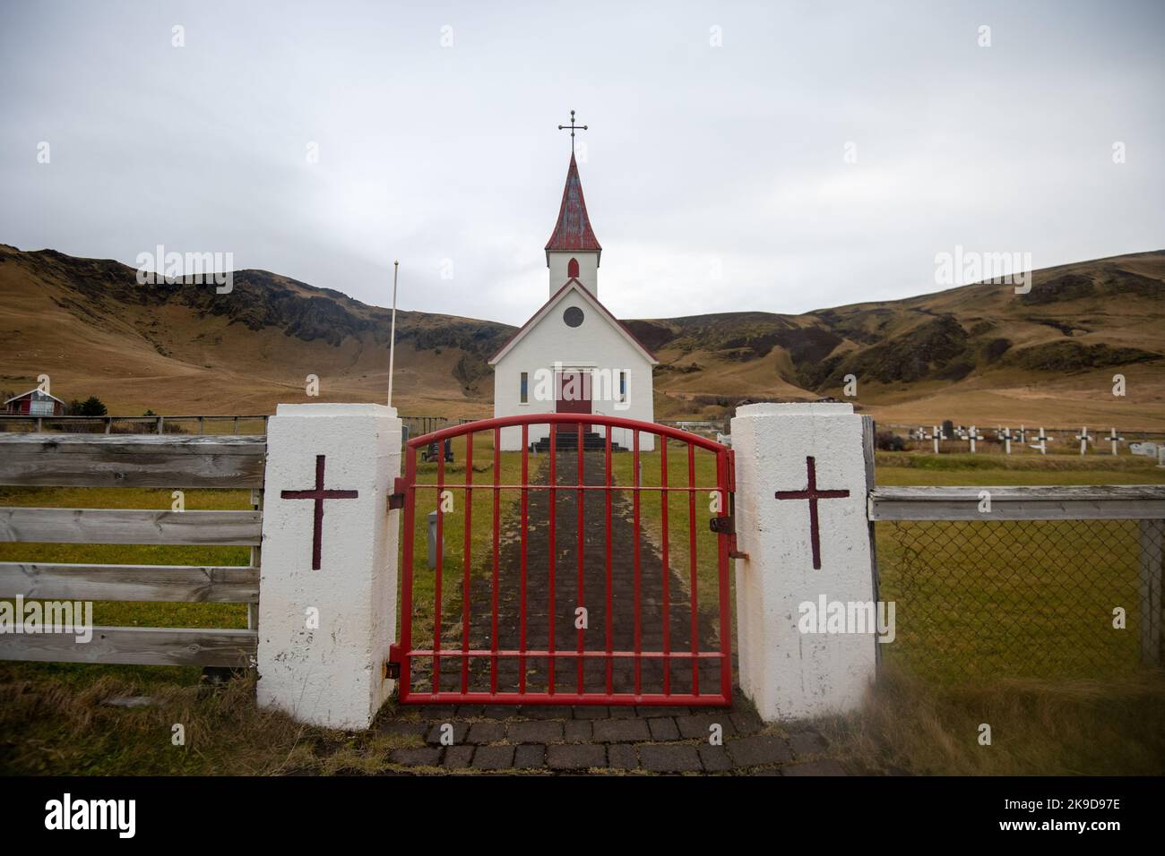 Iceland church graveyard hi-res stock photography and images - Alamy