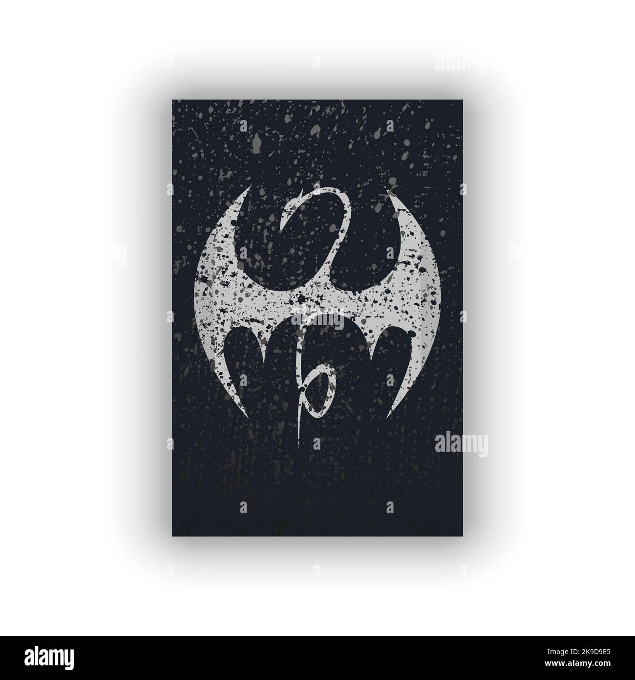 Iron fist dragon symbol vector illustration Stock Vector Image & Art ...