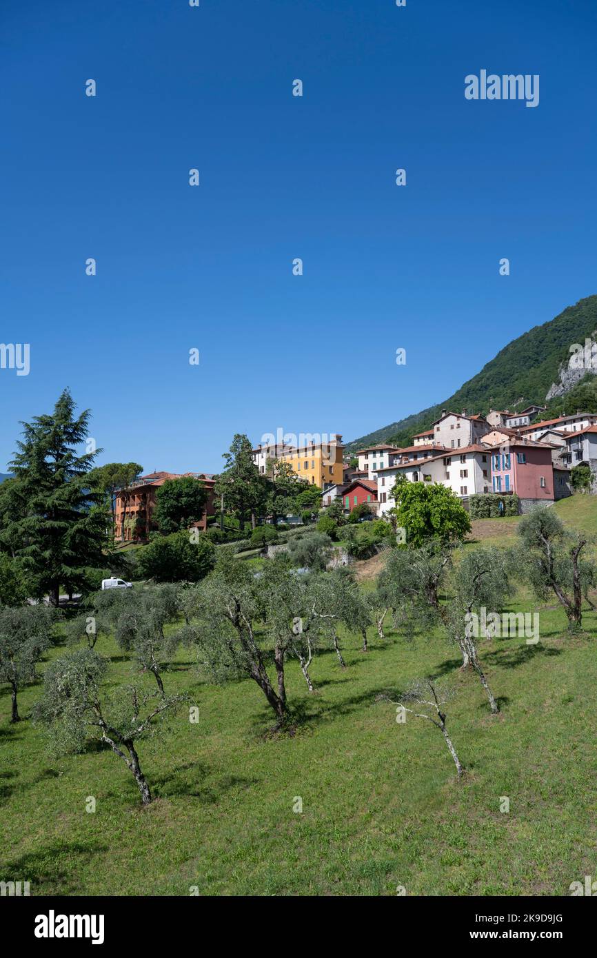 Village of Bonzanigo in the Mezzegra Municipality, Lake Como, Lombardy ...