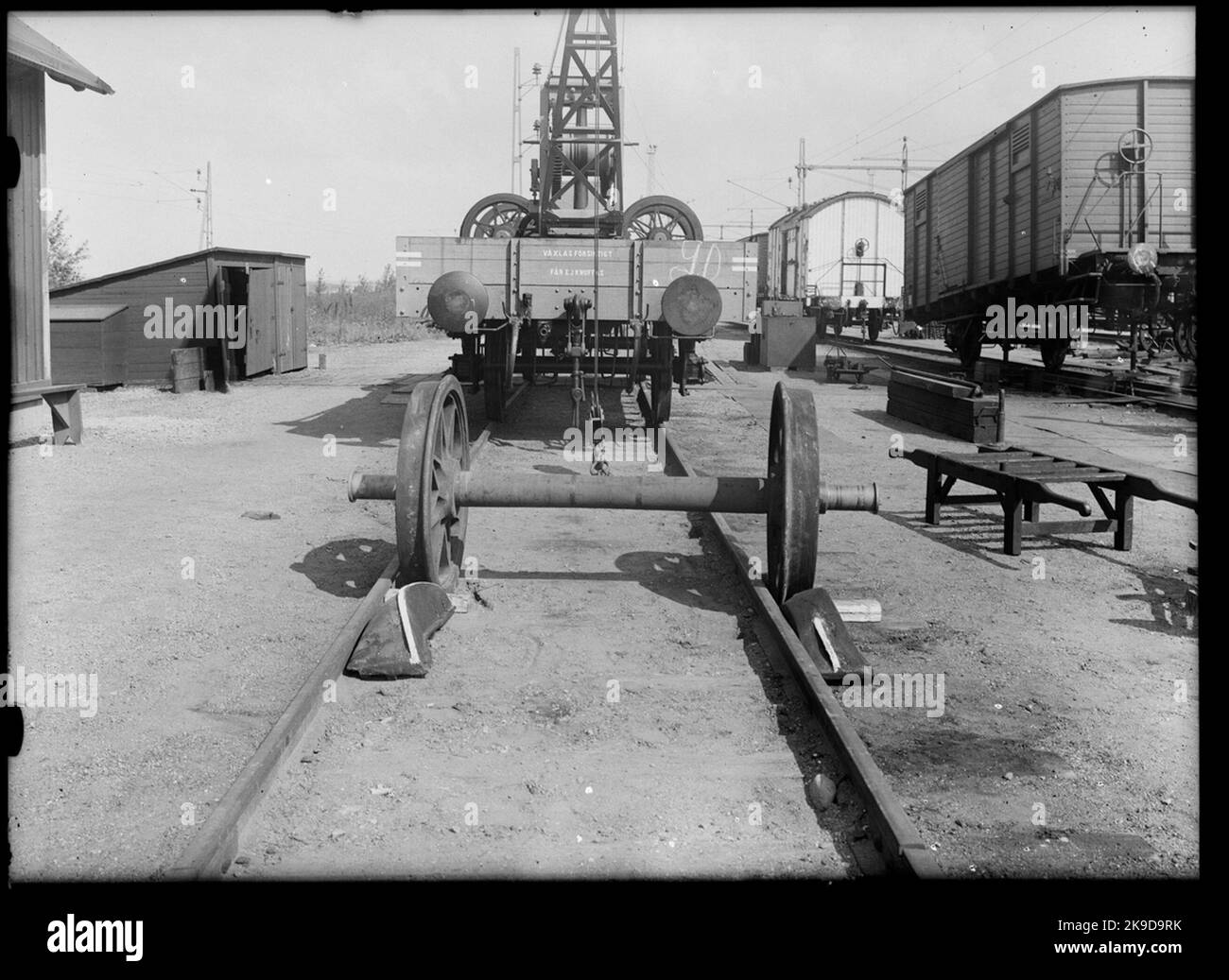 Cutting rails Black and White Stock Photos & Images - Alamy