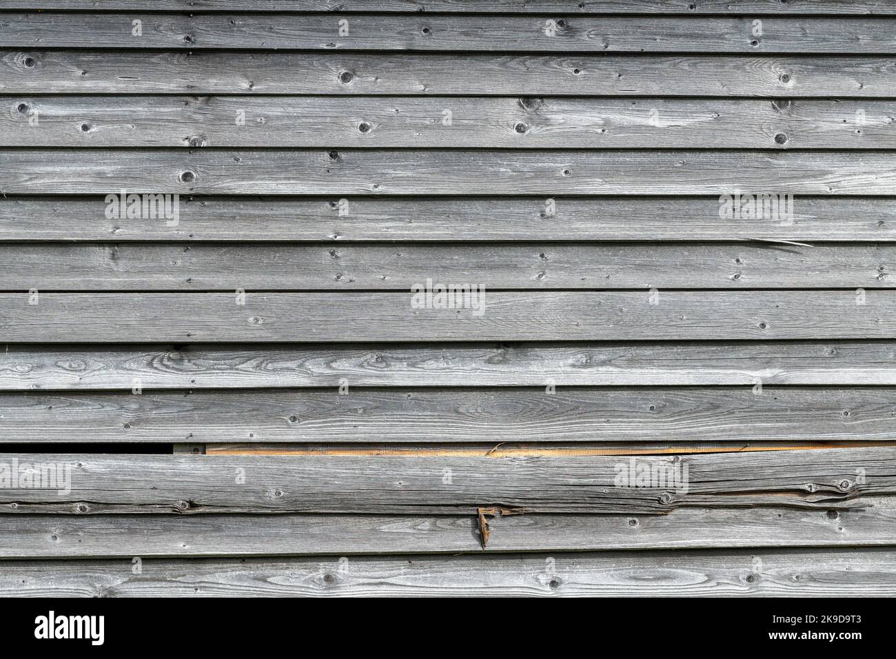 Exterior wall of old barn with weathered wood, Plank wall Stock Photo ...