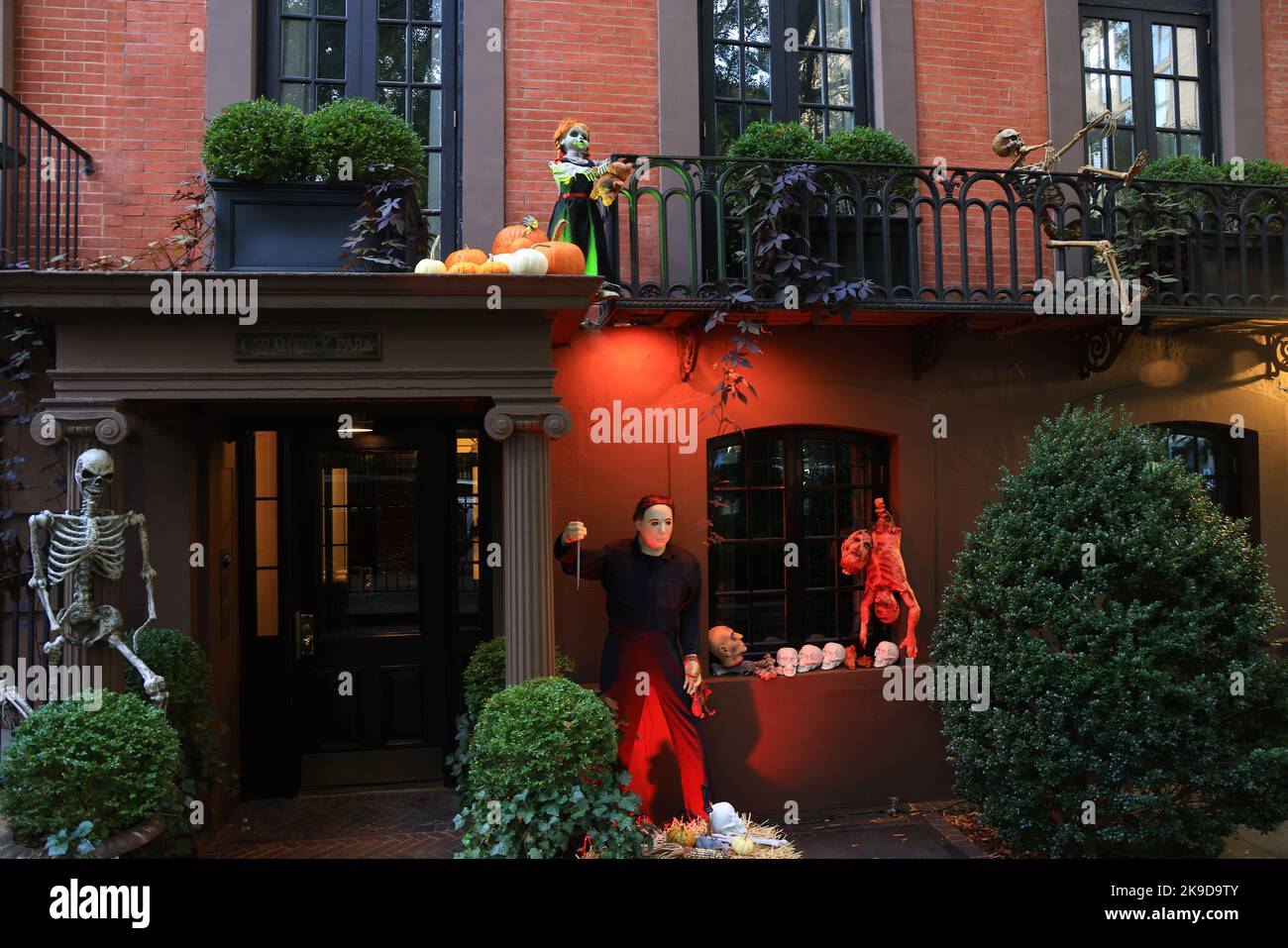 NEW YORK, NEW YORK - October 26, 2022: Many creepy things lurk in the ...