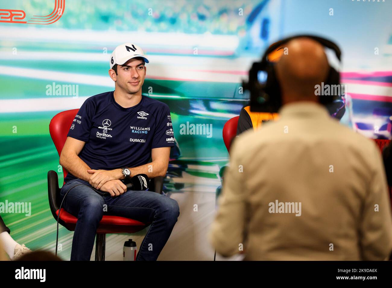 Mexico City, Mexico. 27th Oct, 2022. #6 Nicholas Latifi (CAN, Williams ...