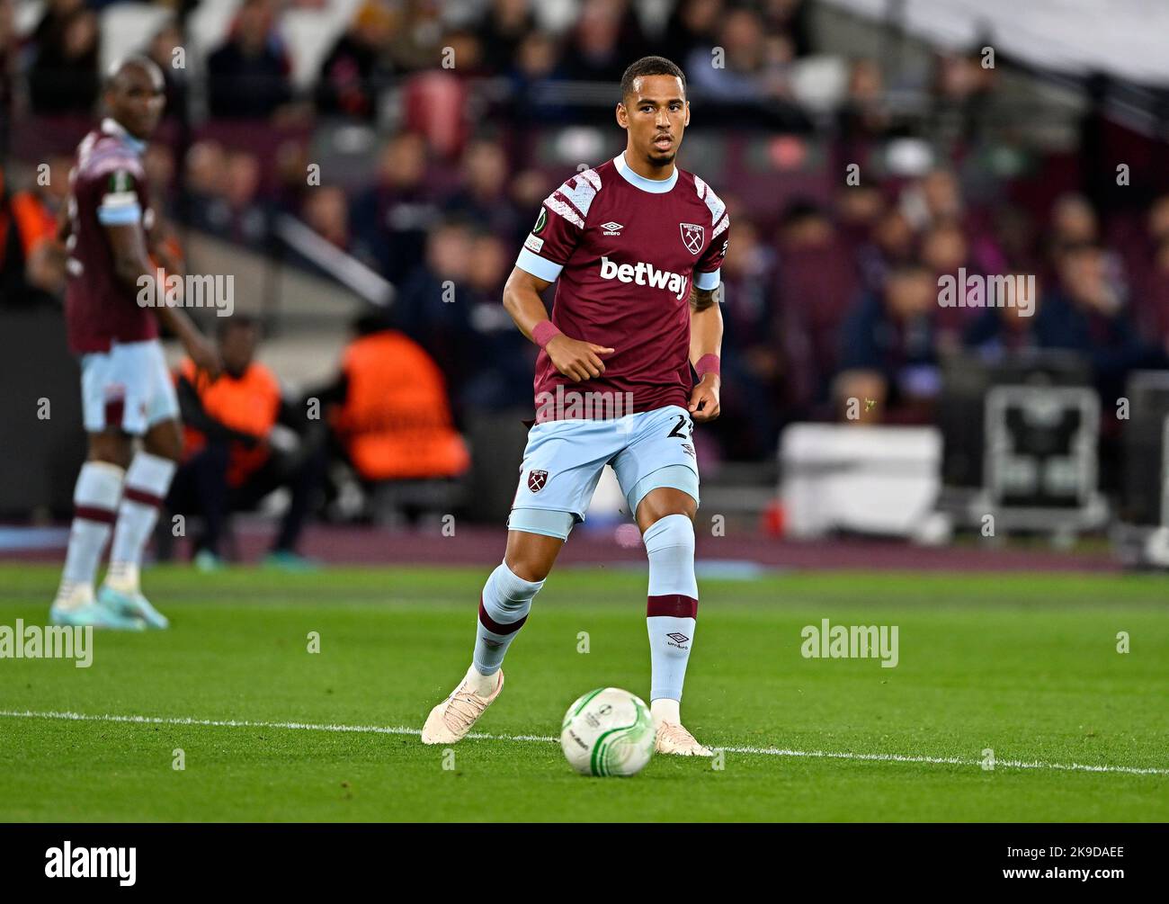 London, UK. 27th Oct, 2022. Thilo Kehrer (West Ham) during the West Ham ...