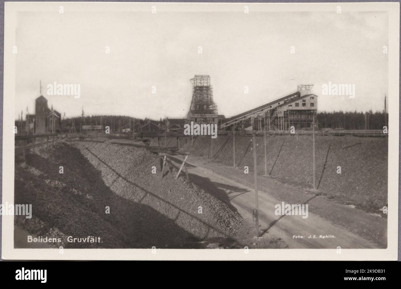 The mining field in Boliden Stock Photo - Alamy