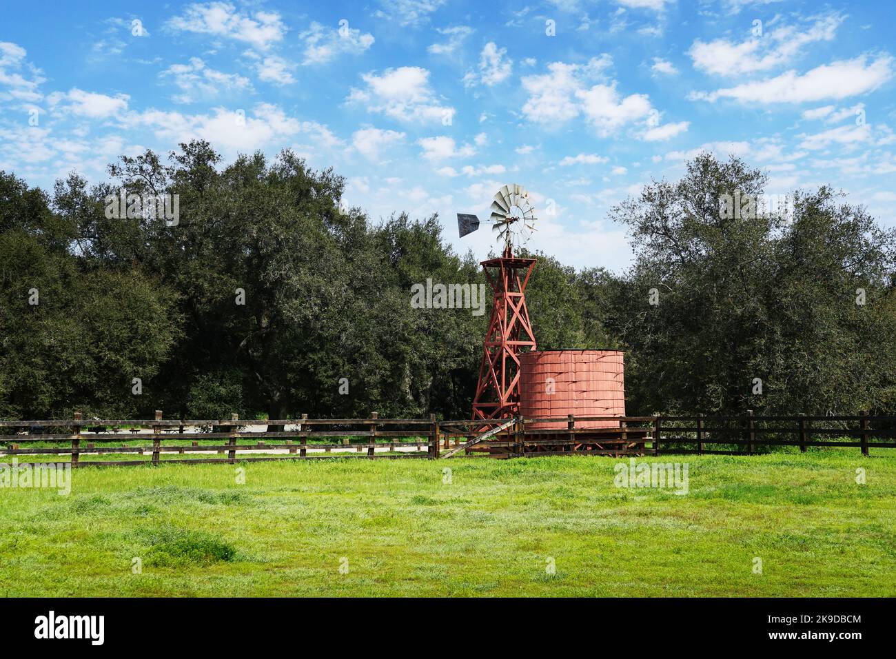 Windmill and water tank hi-res stock photography and images - Alamy